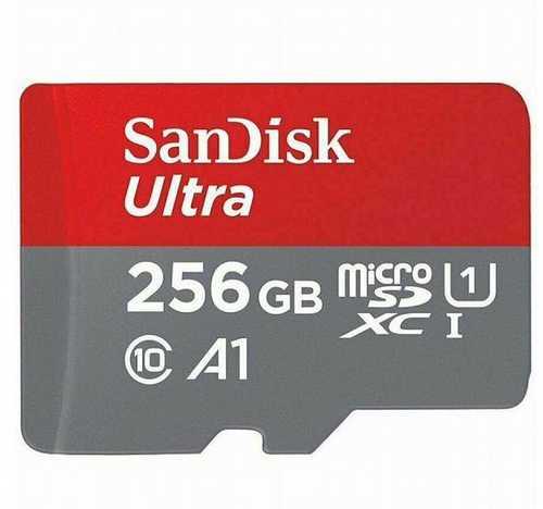 Карта памяти SanDisk microsdxc Class 10 Ultra UHS-I A1 (120 Mb/s), 256GB