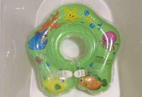 Круг для купания и ванночка для новорожденных