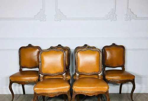 Гарнитур стульев антикварный в стиле Луи XV