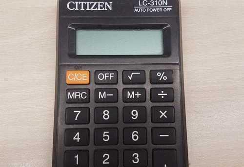 Калькулятор citizen LC-310N