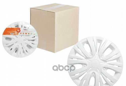 Колпаки колесные декоративные R15 белый "airlin