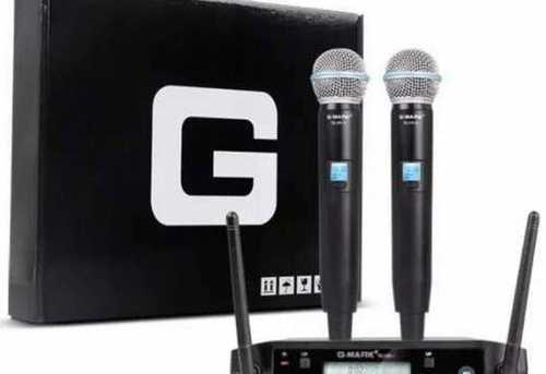 Микрофоны C-Mark 2шт Pro Вокал Glx D4 Радио New