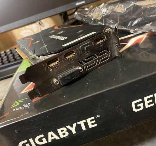Видеокарта Gigabyte gtx 1050 ti gaming oc