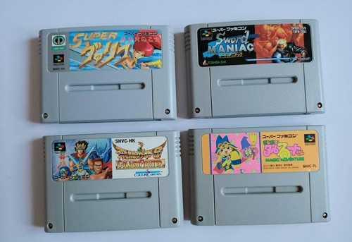Лицензионные игры Super Famicom и Snes из 90х