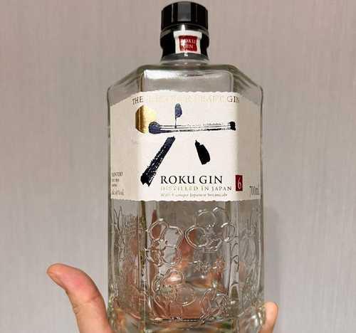 Бутылка пустая Roku Gin