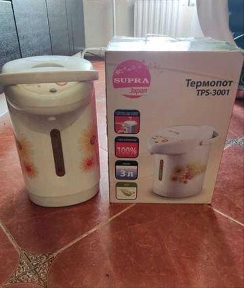 Чайник термопот новый supra tps-3001