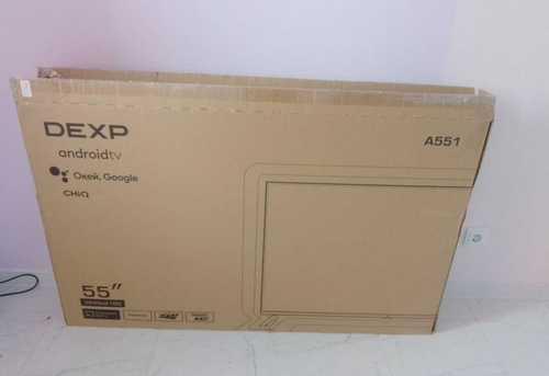 55" (139 см) LED-телевизор dexp A551 серый