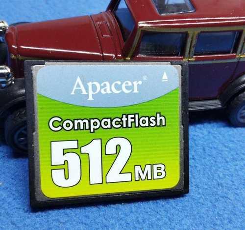 CompactFlash 512 mb, мб Apacer