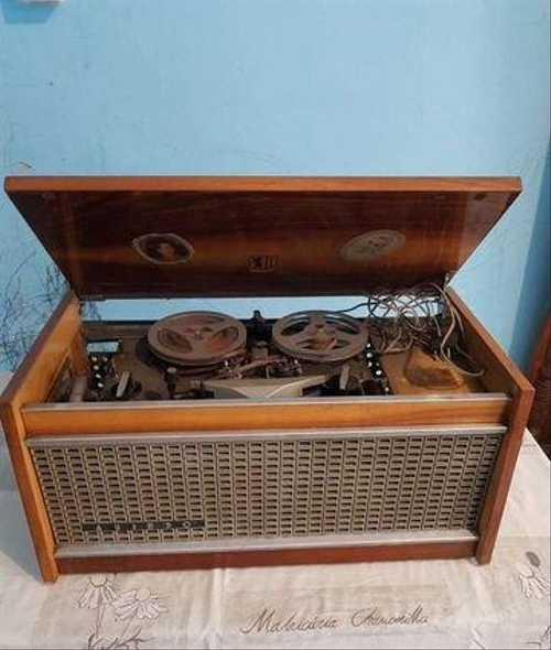 Катушечный магнитофон Днипро 1969г