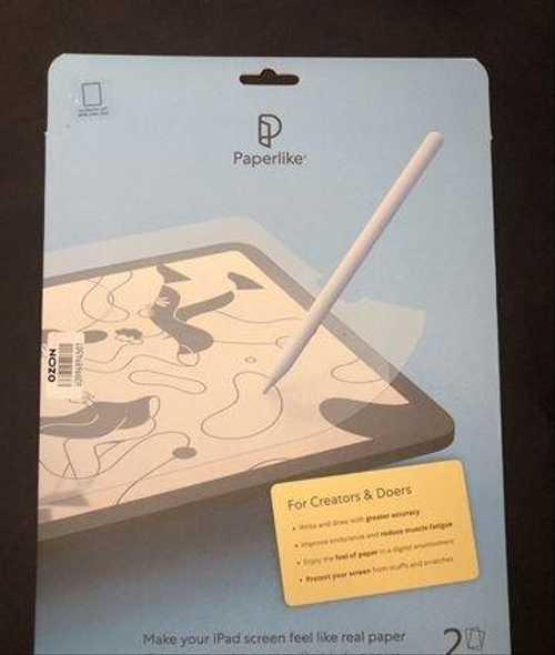 Защитная пленка Paperlike iPad Pro 12.9(1 шт )