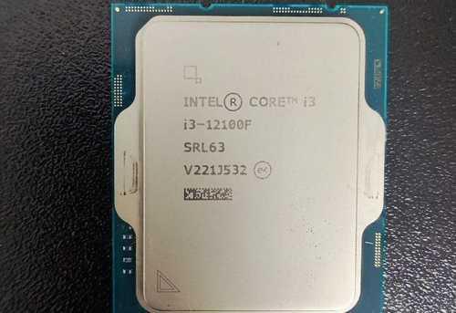 Cpu intel core i3 12100f