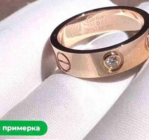 Обручальное кольцо Cartier Love 0,02 ct