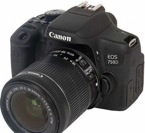 Фотоаппарат Canon EOS 750D kit 18-55 mm