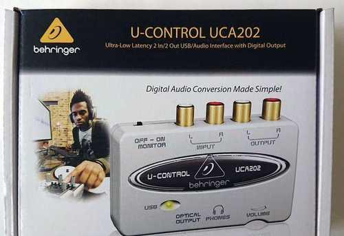 Внешняя звуковая карта Behringer U-control UCA202