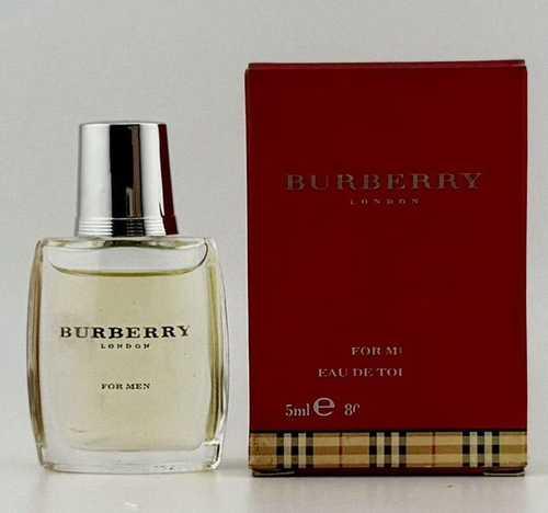 Burberry Men edt 5 мл винтаж коробка