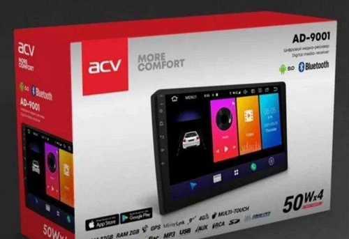 ACV AD-9001 9 дюймов gsm 4G LTE, wifi,bt,aux,usb