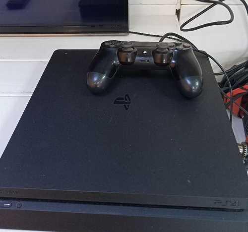 Sony playstation 4 ps4 slim 500gb с играми