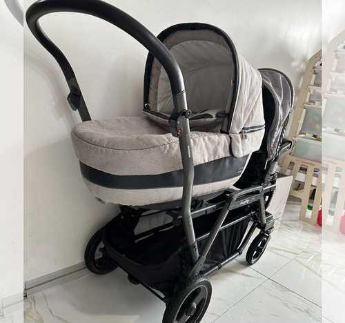 Коляска peg perego duette для двойни, погодок