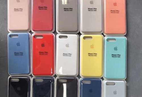 Чехлы silicone case для iPhone 7/8 plus