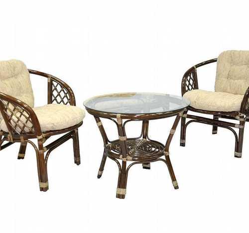 Комплект кофейный Багама Classic Rattan