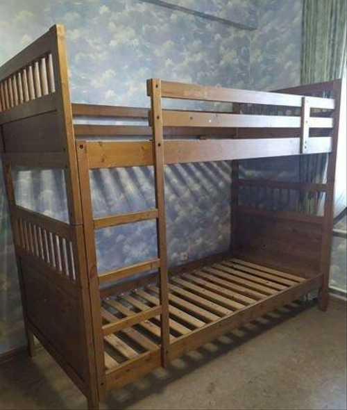 Кровать икеа двухъярусная с ящиками