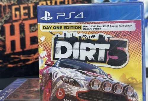 Dirt 5 ps4 диск
