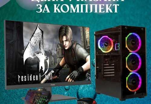 Новый пк I5-12400F RX 6700 XT 12 GB Resident Evil