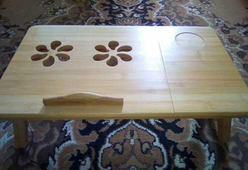 Столик бамбуковый (для ноутбука)
