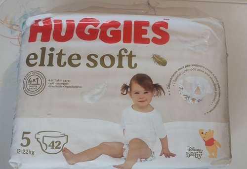 Подгузники хаггис elite soft 5
