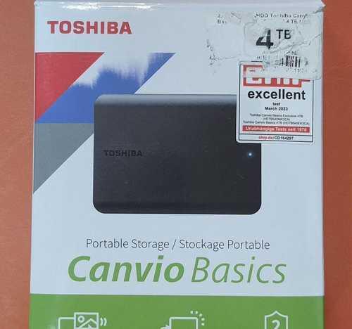 Внешний жесткий диск toshiba 4 TB Новый