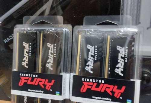 Kingston Fury Beast DDR4 32 GB 3200 мгц Kit новые
