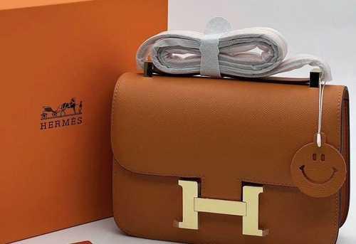 Сумка Hermes Mini Constance Натуральная кожа