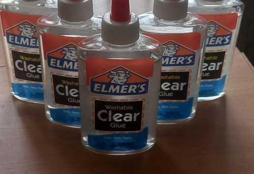 Клей для слаймов elmers Washable Clear Glue