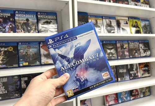 Игра диск ps4 ps5 ace combat 7 skies unknown