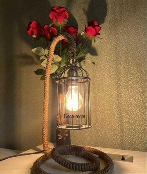 Лампа «Змея» светильник