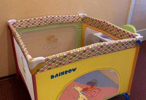 Детский игровой манеж Baby Care Rainbow