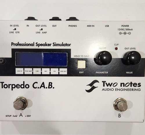 Two Notes Torpedo CAB