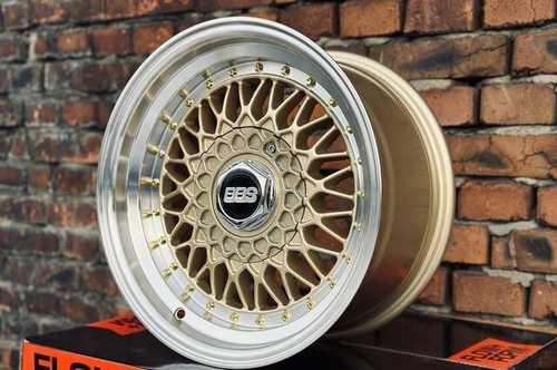16" В Наличии # BBS RS 8J 4x114,3 Gold Machine Lip