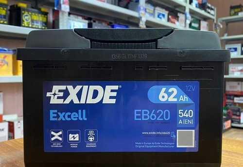 Аккумулятор Exide 62 Ач на Пежо Шкоду Рено Киа