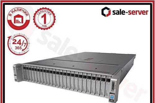 Cервер cisco C240 M4 24SFF 2x E5-2670 v3 128GB