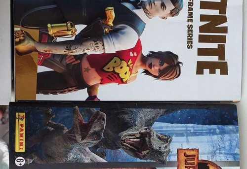 Наклейки panini fortnite / jurassic world