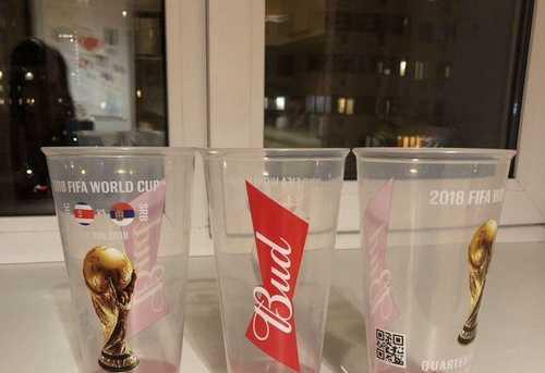 Пивные стаканы Bud с чемпионата мира по футболу