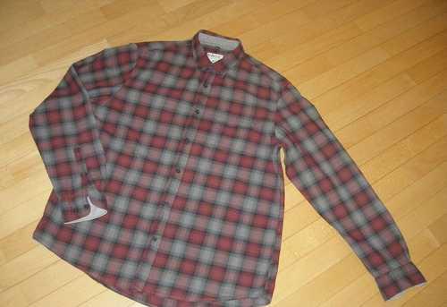 Рубашка мужская сорочка Redwood в клетку хлопок