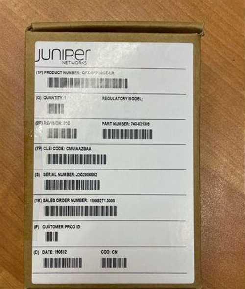 Трансивер Juniper QFX-SFP-10GE-LR