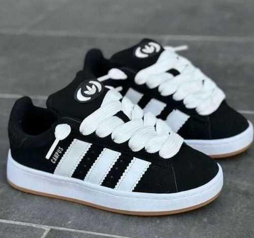 Кеды женские дутыши Adidas Campus 00s Black