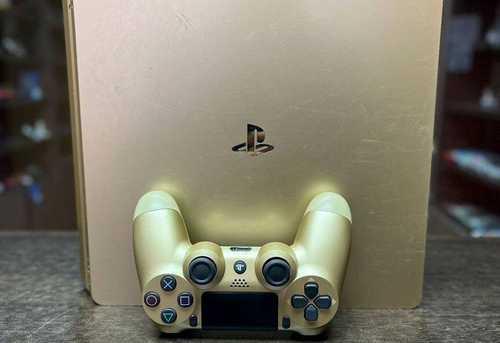 Приставка PlayStation 4 Slim Gold 1500gb PS4 PS