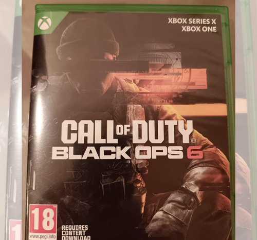 Call of duty black ops 6 xbox диск