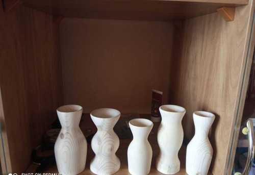 Деревянные заготовки вазочки