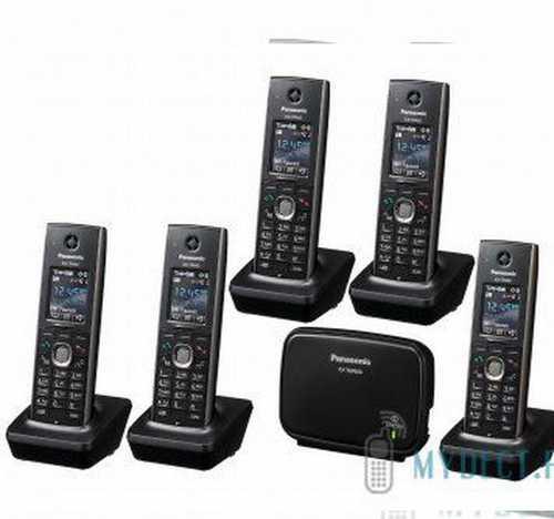 Voip-телефон Panasonic KX-TGP600 Quintetto (5 трубок в комплекте)