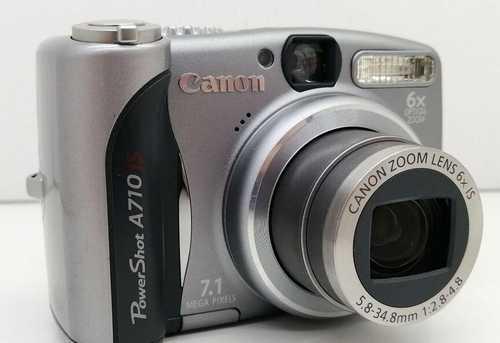 Компактный фотоаппарат Canon PowerShot A 710